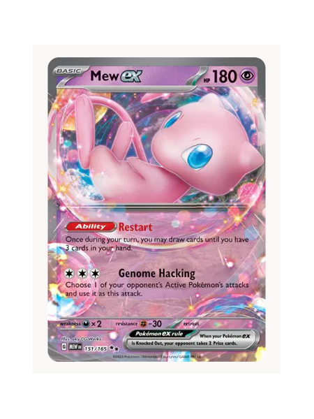 Mew ex Pokemon • Double Rare • 151/165 SV: 151 – Minotaurium